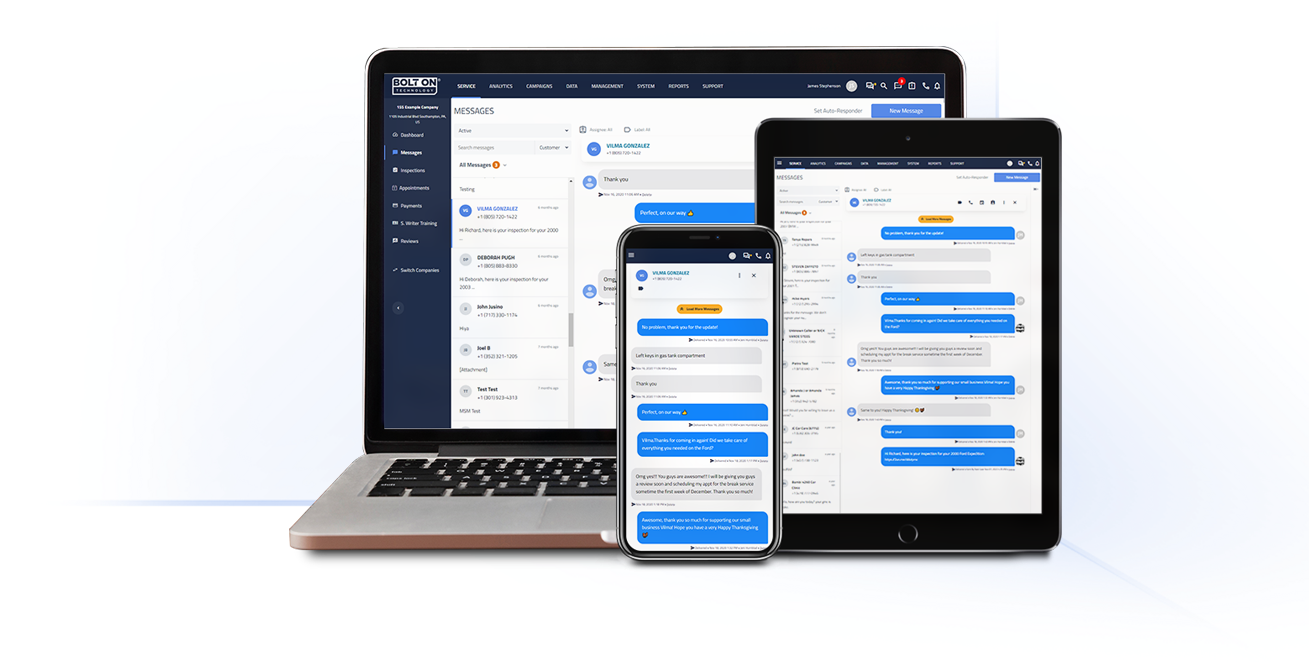 Quick Lube Oil Change Software | BOLT ON Technology
