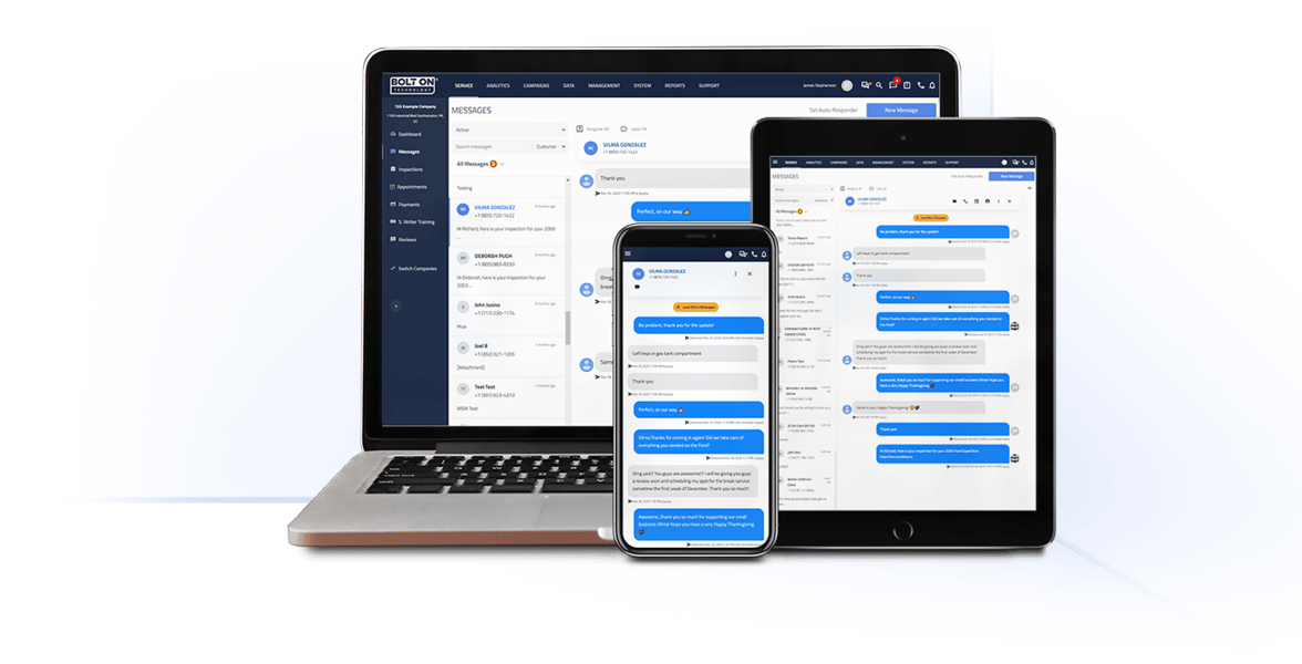 Auto Repair Shop Software | BOLT ON Technology